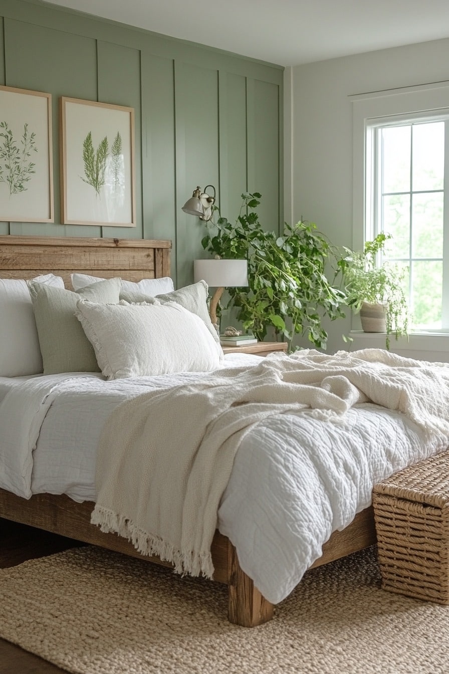 19 Sage Green Farmhouse Bedroom Ideas for a Fresh and Serene Look ...