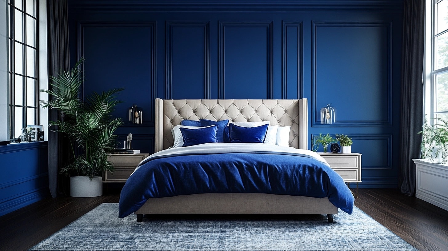 19 Minimal Blue Bedroom Ideas for a Clean and Elegant Aesthetic - Jenna ...