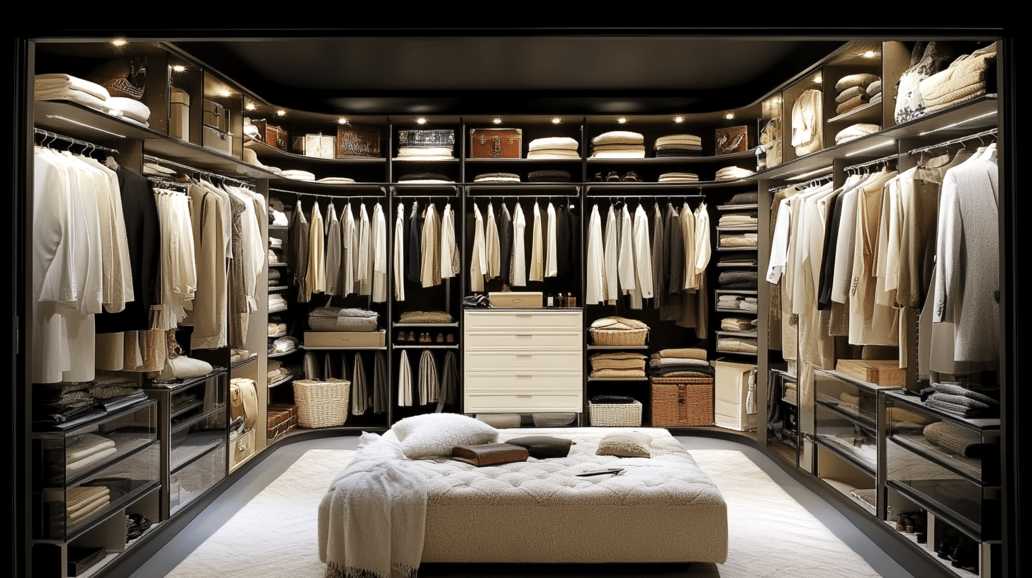 19 Walk In Closet Ideas to Transform Your Wardrobe Area - Jenna Living