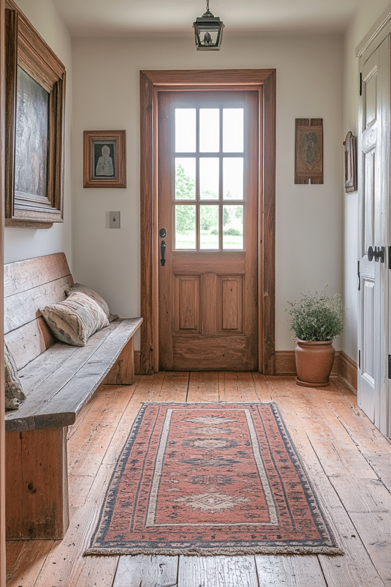 25 Rustic Hallway Design Ideas to Bring the Charm of Nature Indoors ...