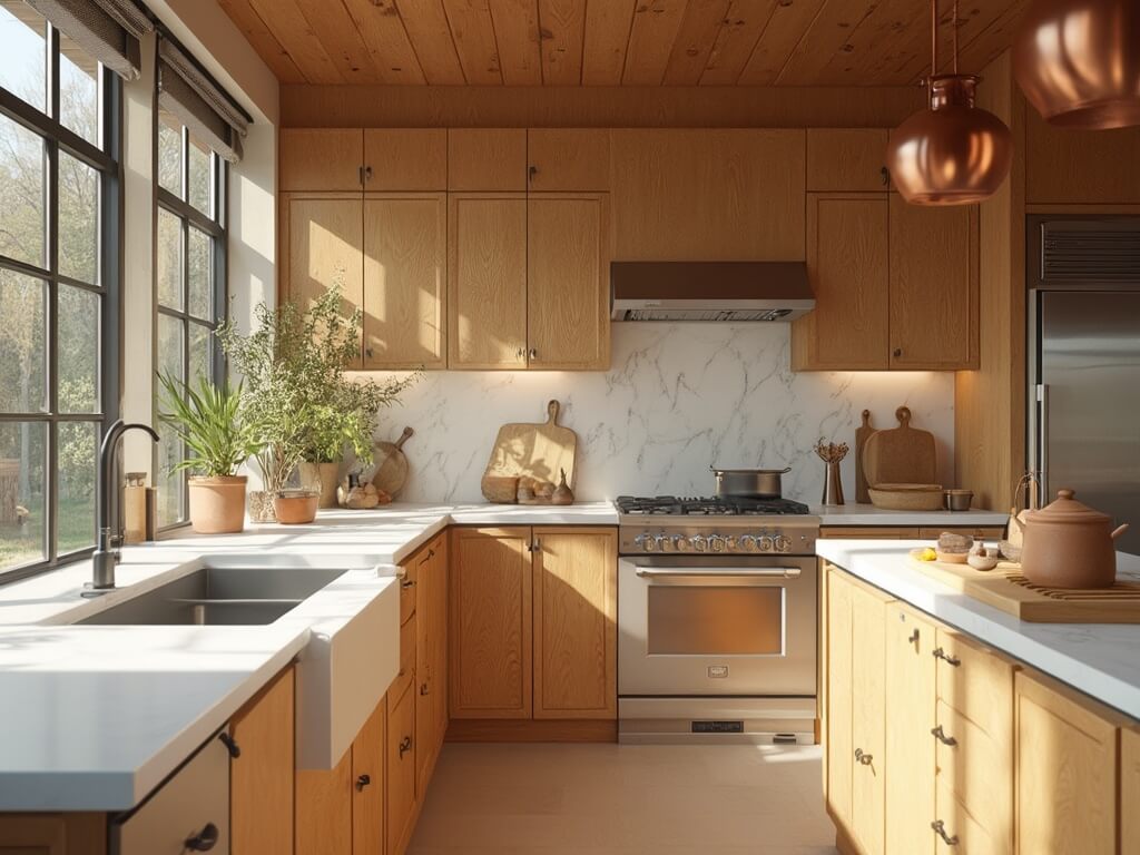 Golden Oak Kitchen Cabinets: Timeless Warmth for Your Home - Jenna Living