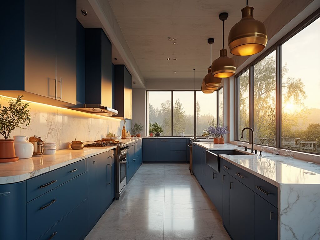 Navy Blue Kitchen Cabinets: A Timeless Design Statement - Jenna Living