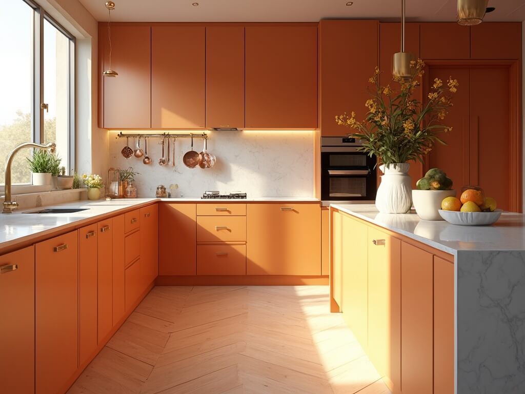 Orange Kitchen Cabinets: Transforming Your Culinary Space with Vibrant ...