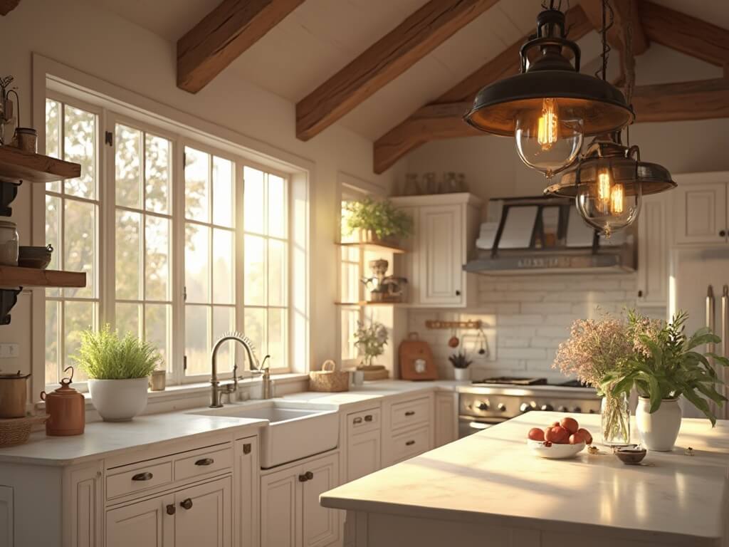 Farmhouse Kitchen Lighting: Illuminate Your Space with Rustic Charm and ...