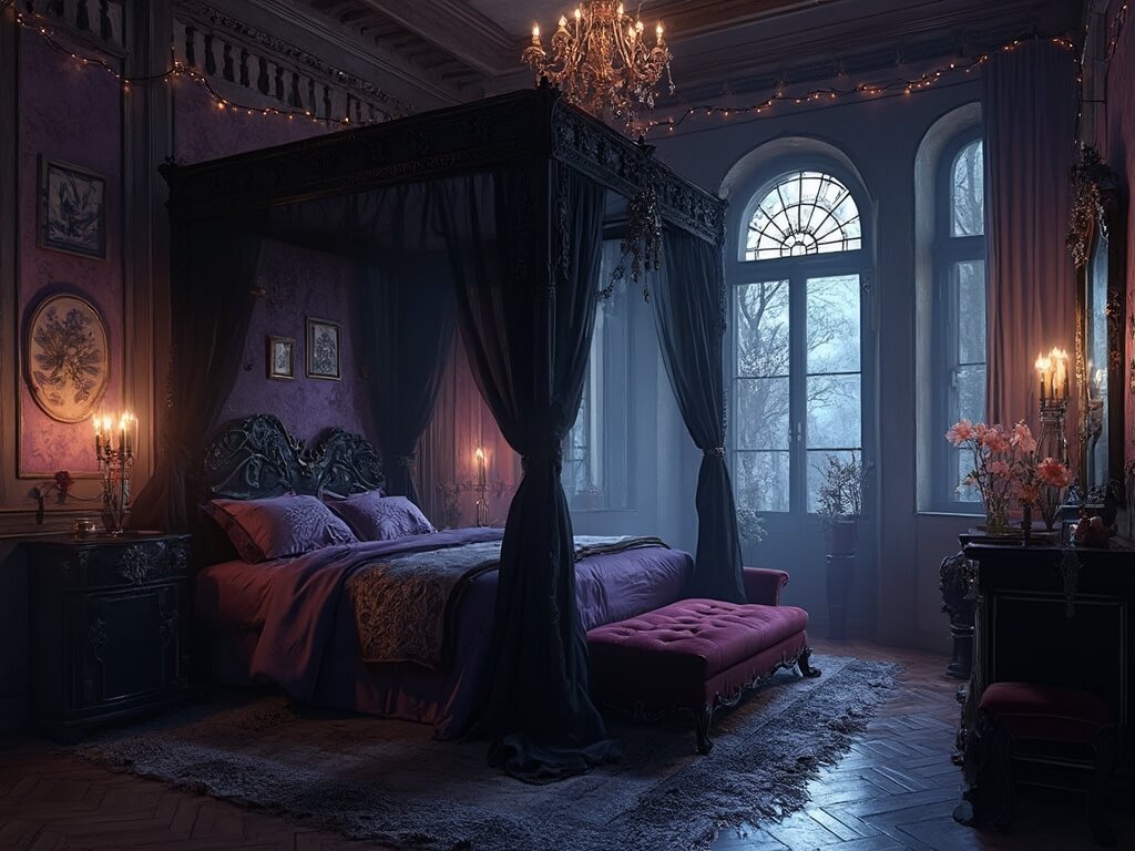Whimsical Goth Room Decor: Create a Magical Dark Sanctuary - Jenna Living