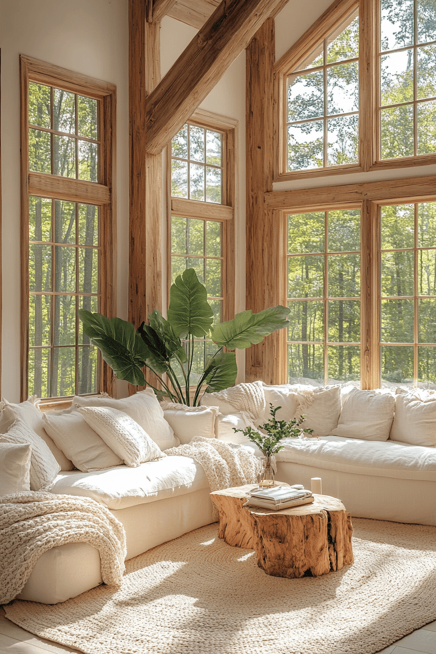 29 Little Cabin Living Room Styles That Blend Rustic Beauty With ...