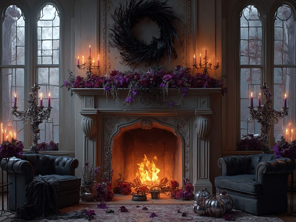 Halloween Fireplace Decor: Transform Your Hearth into a Spooky ...
