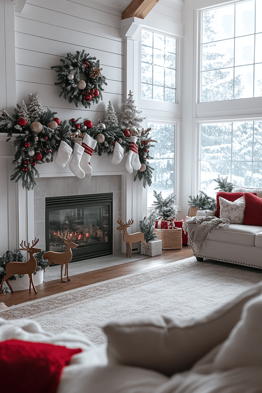 25 Christmas Mantel Decor Ideas For A Cozy Inviting Seasonal Display ...